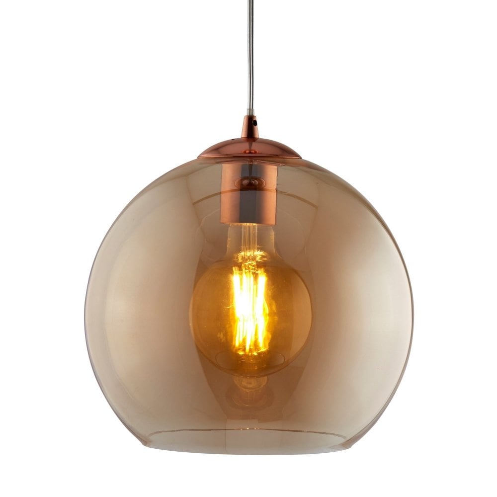 Amber With Shade Bronze Pendant Light Pendant Light Conical